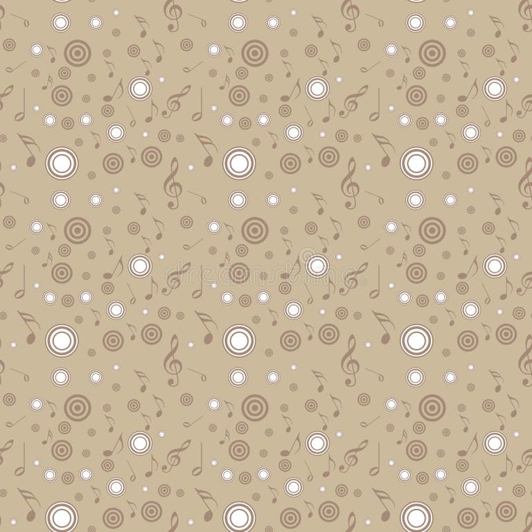 Seamless texture, notes. stock illustration. Illustration of classics ...