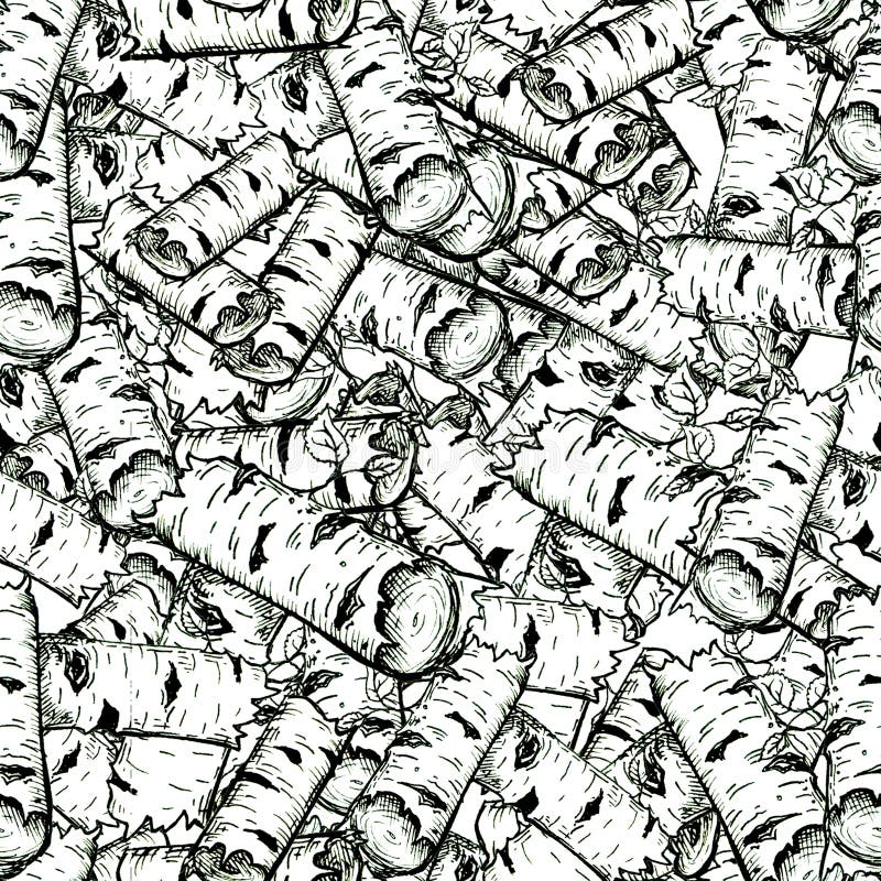 Seamless Old Logs Wall Background. Nature House Exterior. Wood Surface ...