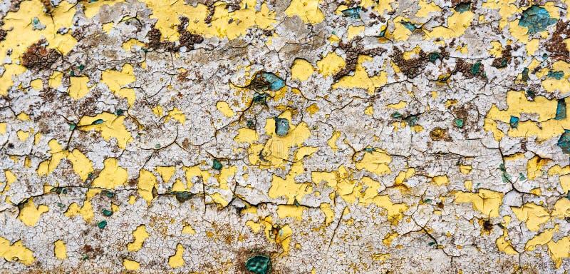 Seamless Texture - Old Dirty Wall Covered with Peeling Paint. Stock ...