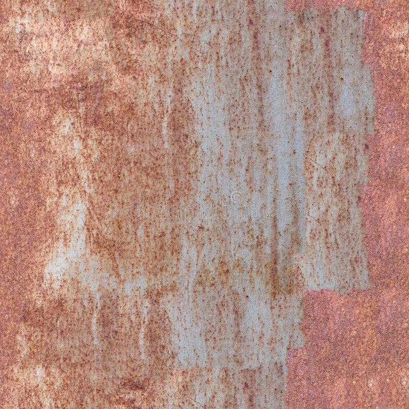 Metallic Old Wall with Rust. Grunge Texture Stock Image - Image of ...