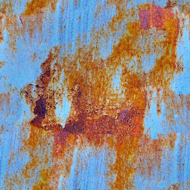 Metallic Old Wall with Rust. Grunge Texture Stock Photo - Image of rust ...