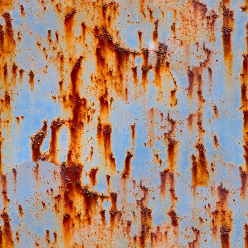 Metallic Old Wall with Rust. Grunge Texture Stock Photo - Image of ...