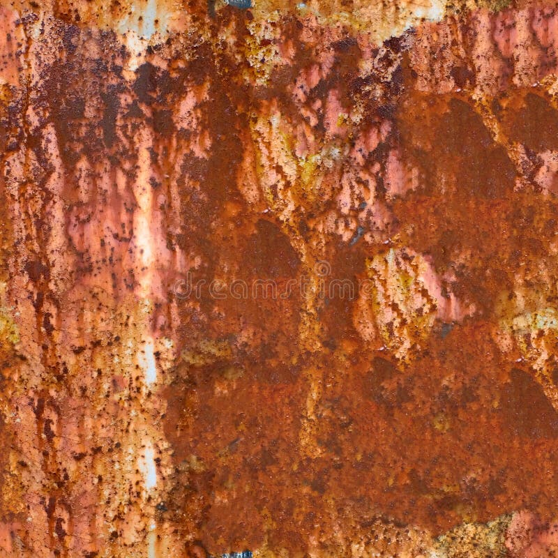 Metallic Old Wall with Rust. Grunge Texture Stock Image - Image of ...