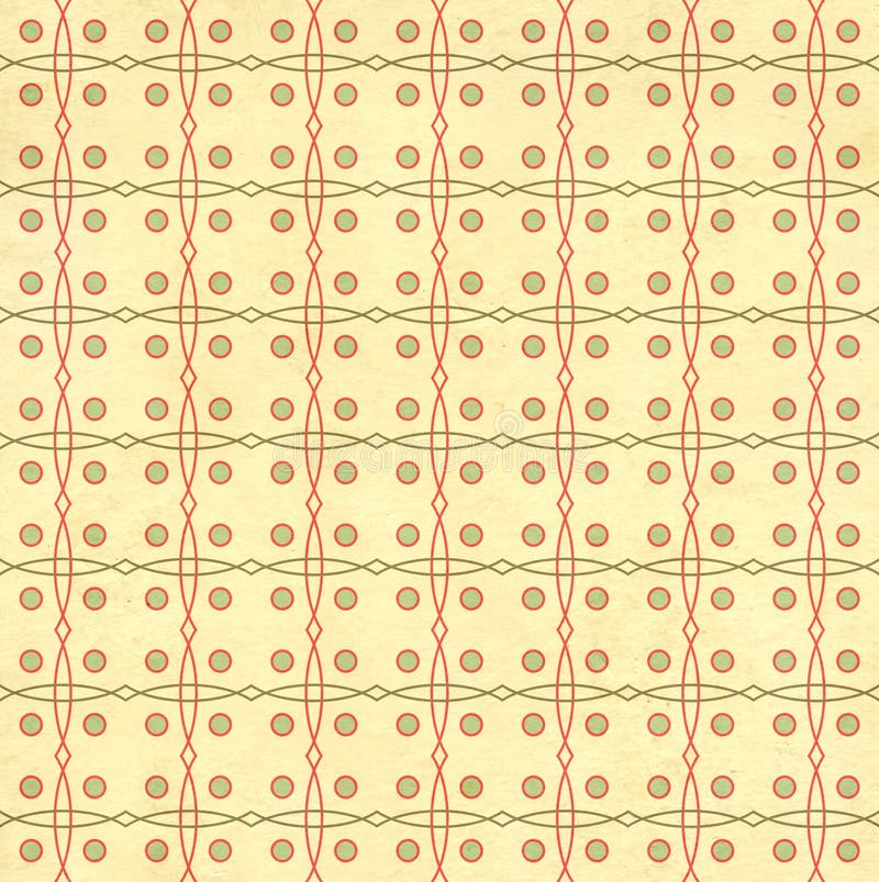 Seamless Texture of the Old Paper with Retro Geometric Ornamenta Stock ...