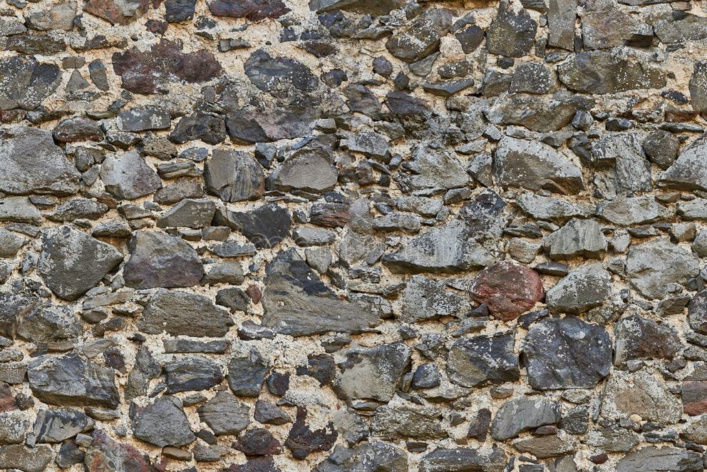 Seamless Texture Old Stone Wall Stock Image - Image of rock, design ...