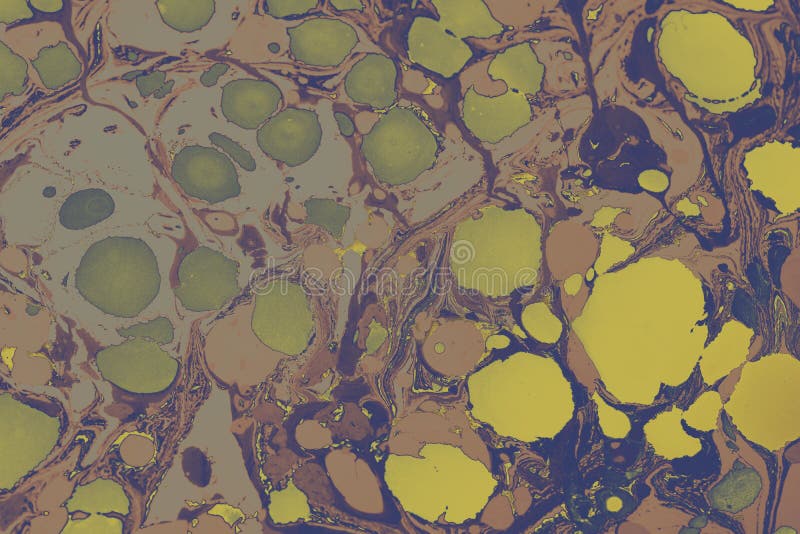 Seamless Texture with Paper Marbling Surface Design in B and Yellow ...