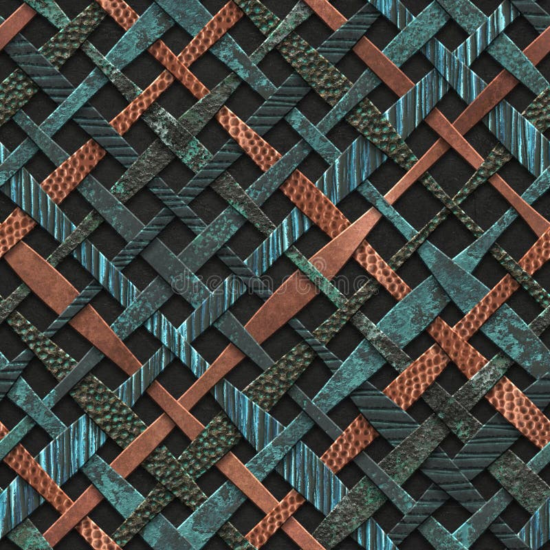 Seamless Texture with Diagonal Cross Stripes Pattern, Weave Background ...