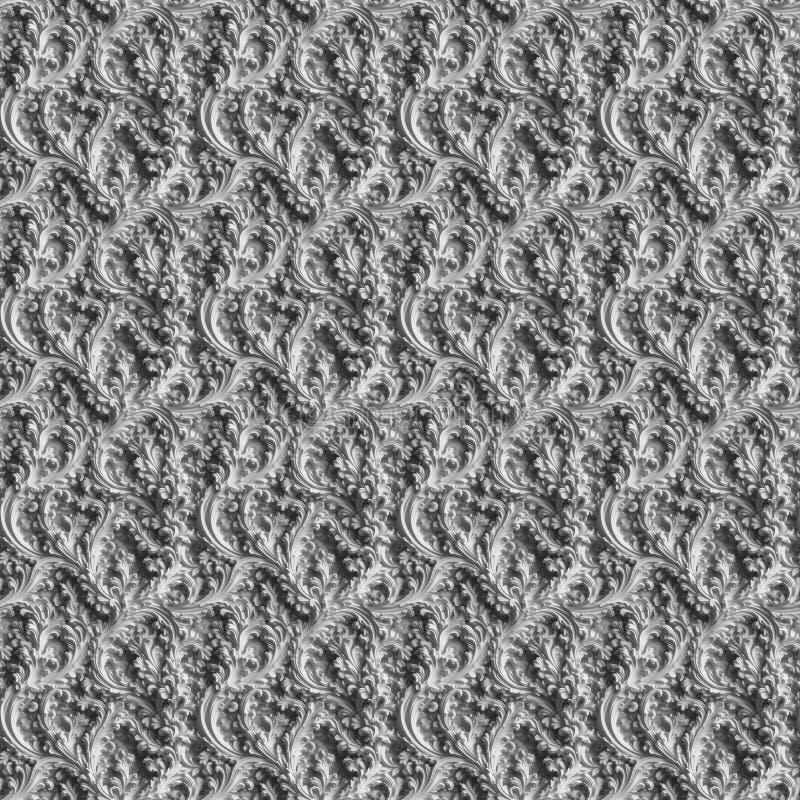 Seamless Texture Pattern in Baroque and Rococo Style Stock Illustration ...