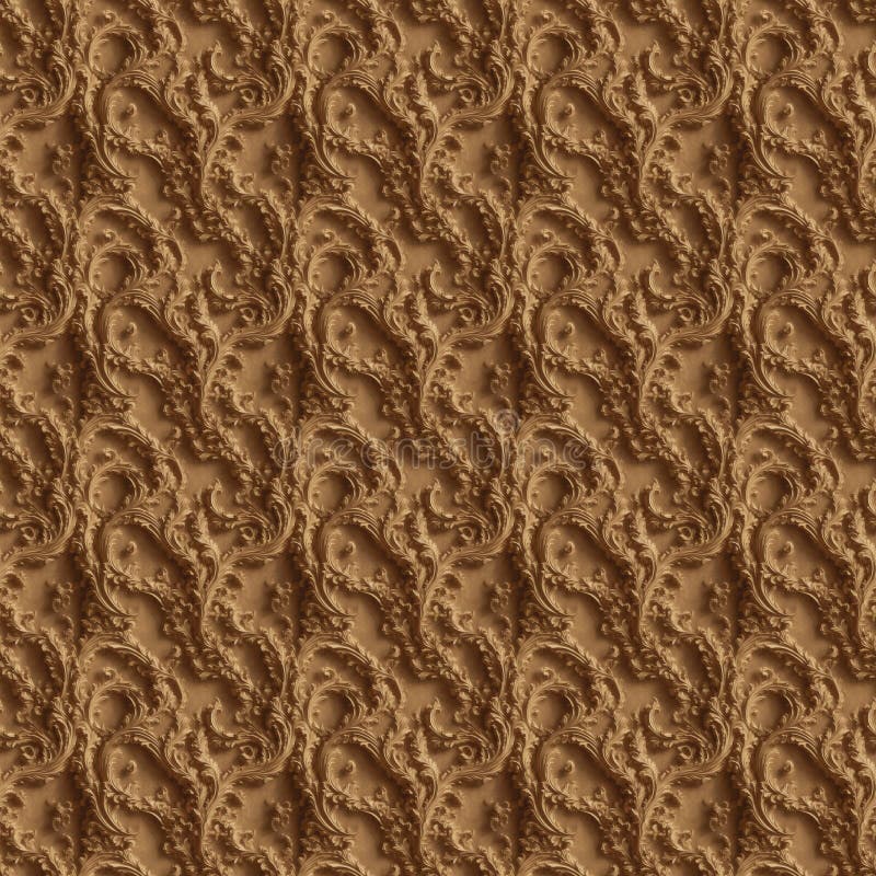 Seamless Texture Pattern in Baroque and Rococo Style Stock Photo ...