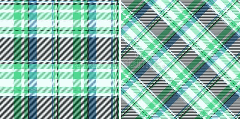 Seamless Texture Pattern of Fabric Background Plaid with a Vector ...
