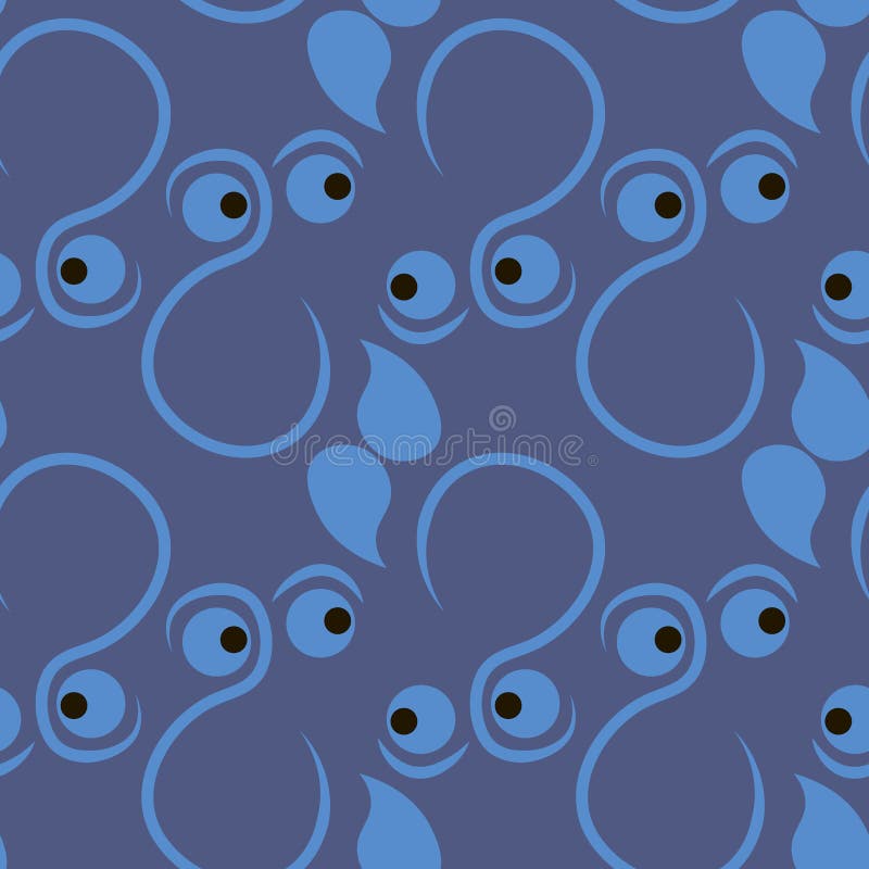 Seamless Texture, Pattern on a Square Background - Face, Look, Surprise ...