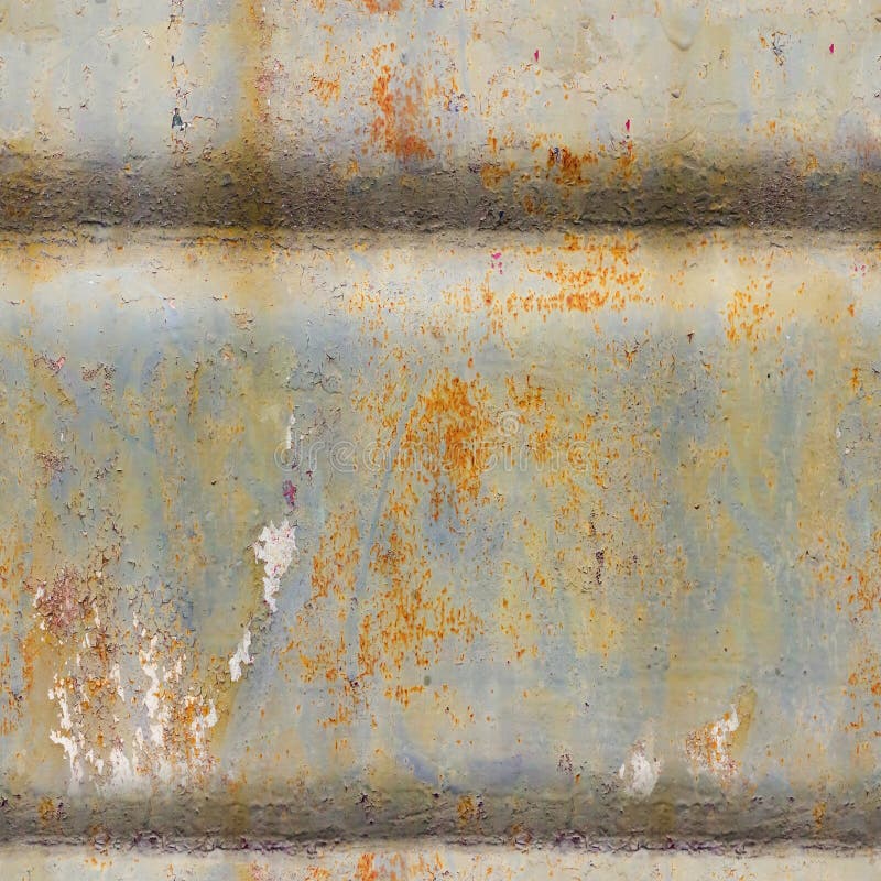 Seamless Texture of Rusty Armor Stock Image - Image of industry, roof ...