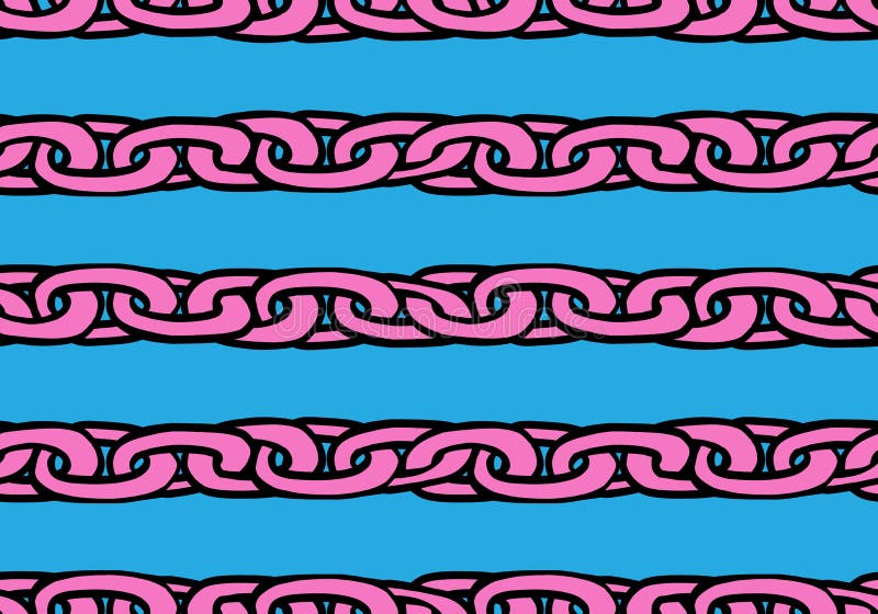 Horizontal Chains Collection Stock Vector - Illustration of iron ...