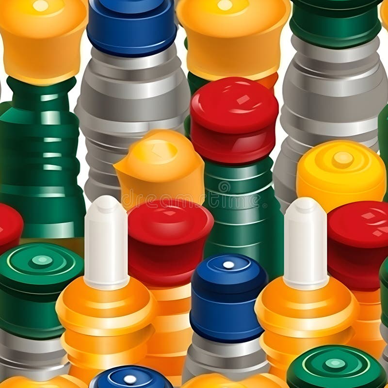 Seamless Texture of Plastic Waste, the Concept of Saving the Planet ...