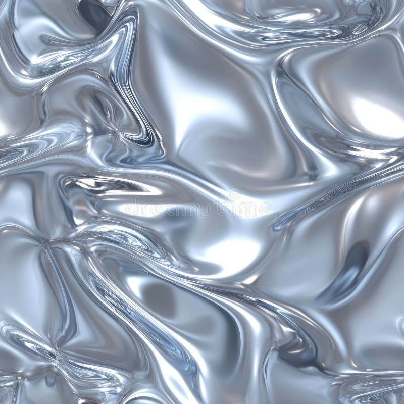 Seamless Texture of Polished Aluminum, Smooth Reflective Silver Surface ...