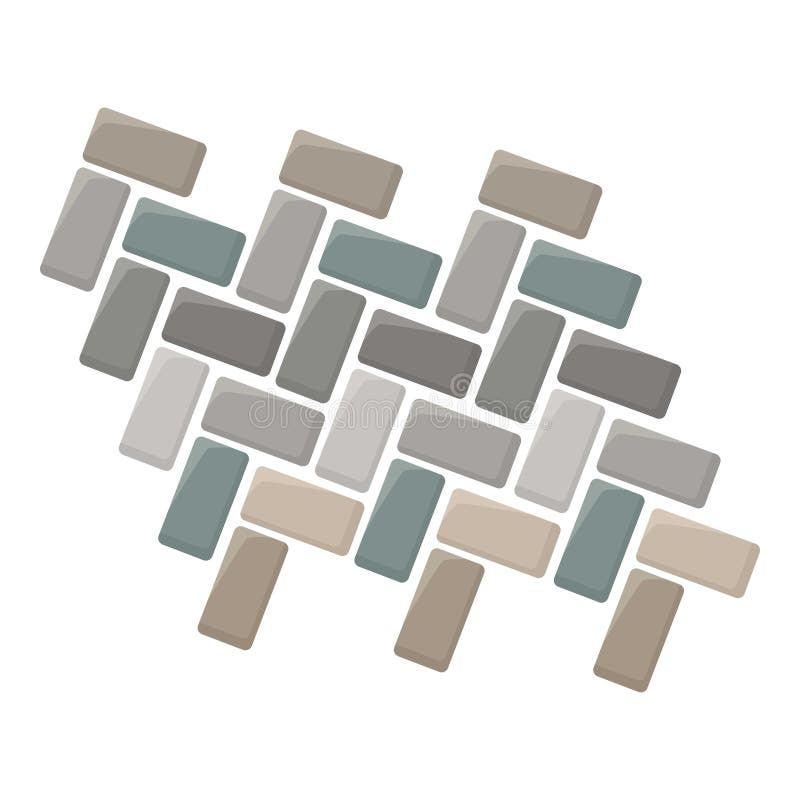 Seamless Texture of Rectangular Paving Slabs Forming Herringbone ...