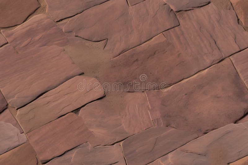 Seamless Texture of Red Sandstone Pavement Stock Illustration ...