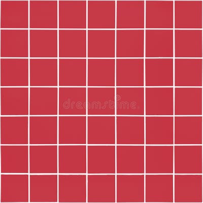 Seamless Texture of Red Square Ceramic Tiles with White Grout in the ...