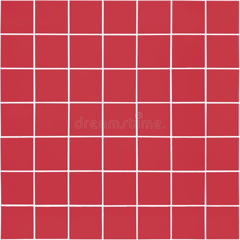 Seamless Texture of Red Square Ceramic Tiles with White Grout in the ...