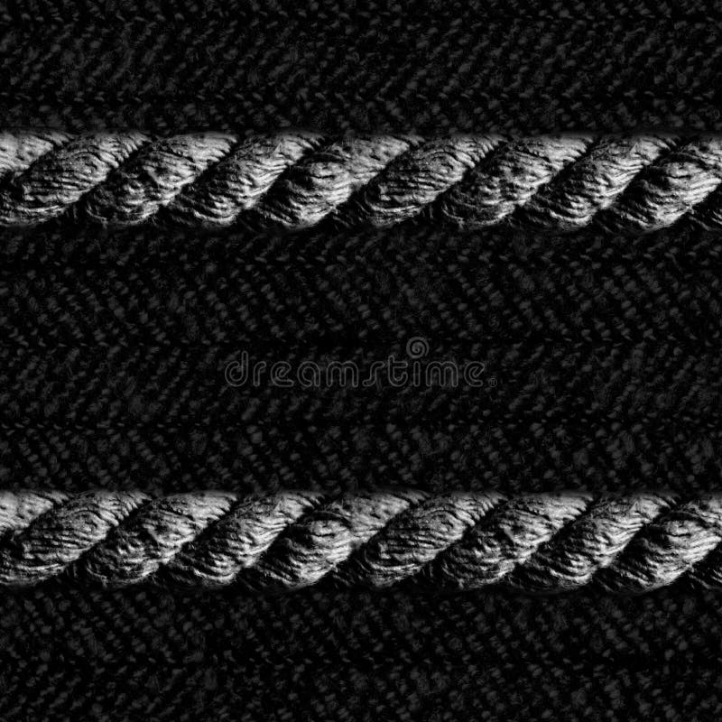 Seamless Texture of Rope Pattern with Cloth Stock Image - Image of ...