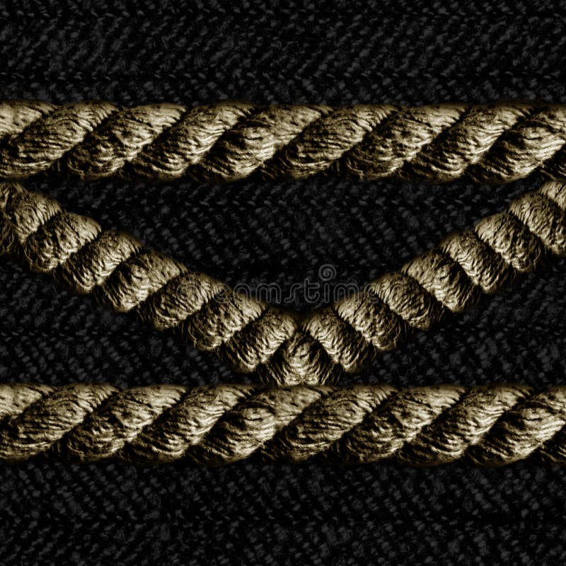 Seamless Texture of Rope Pattern with Cloth Stock Image - Image of ...