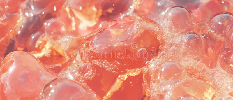 Seamless Texture of Rose Champagne Bubbles Depicted for Elegant ...