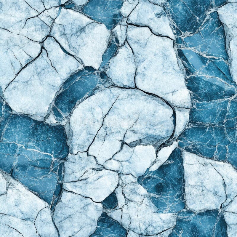 Deep Blue Rough Stone Texture Seamless Rock Wall Background Design ...