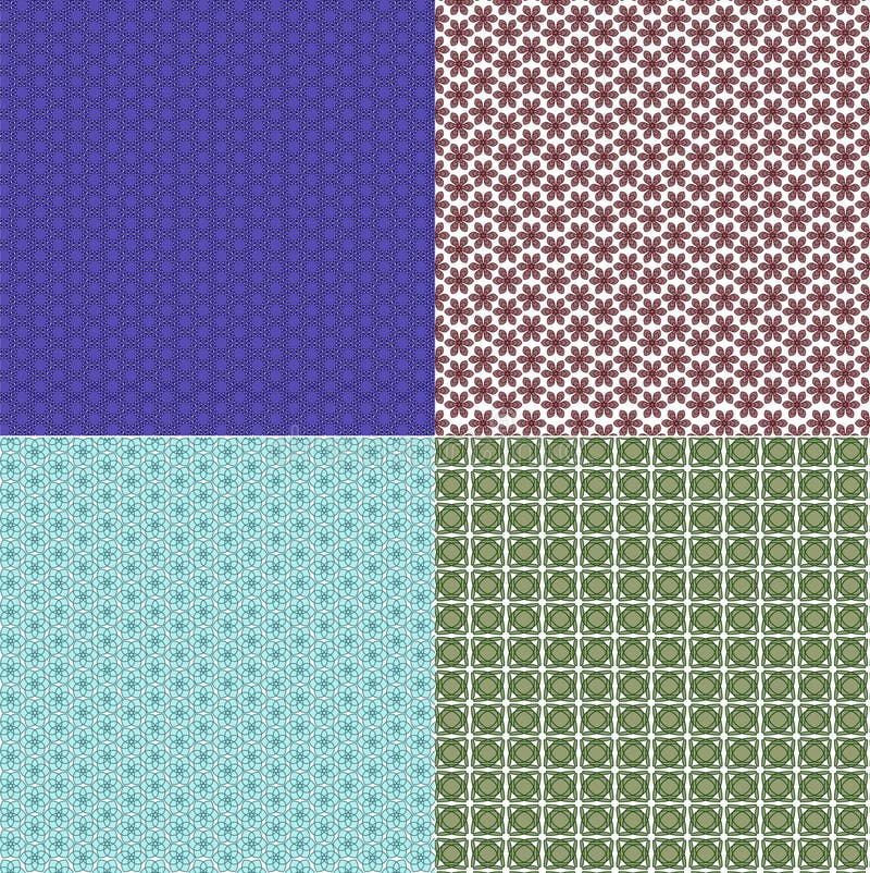 Seamless pattern stock vector. Illustration of geometrical - 130330566