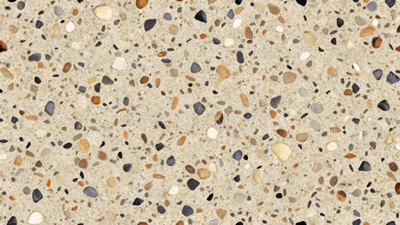 A Seamless Texture of Small Pebbles Embedded in a Light Beige Matrix ...