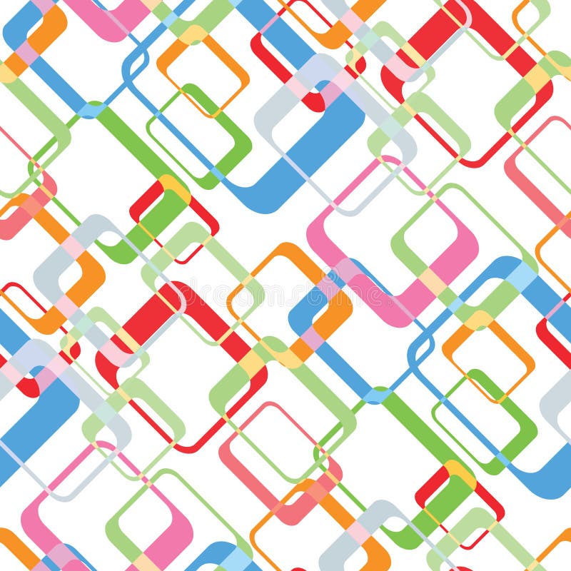 Seamless Texture of Squares and Rectangles. Stock Vector - Illustration ...