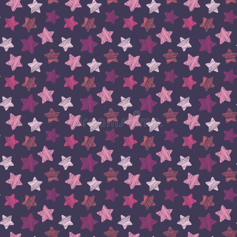 Seamless Texture with Stars Stock Illustration - Illustration of ...