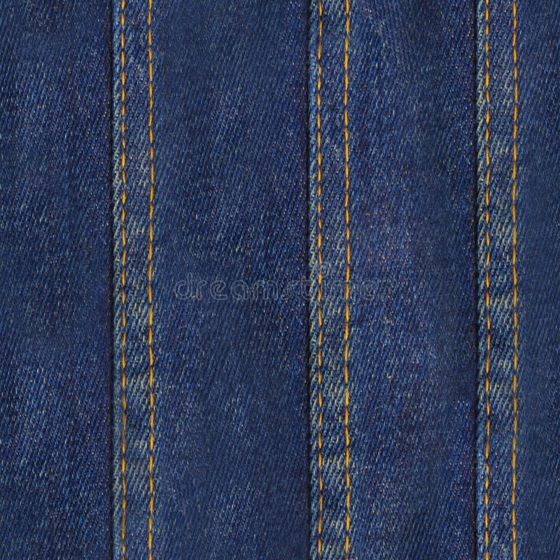 Seamless Texture of Stitched Denim Stock Image - Image of pattern ...