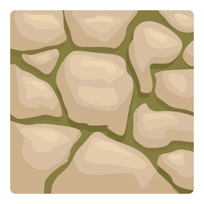 Seamless Texture with Stone Wall Forming Rough Surface Stock ...