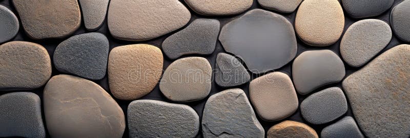 Seamless Texture of a Stone Wall Pattern with Colorful Various Tiles ...
