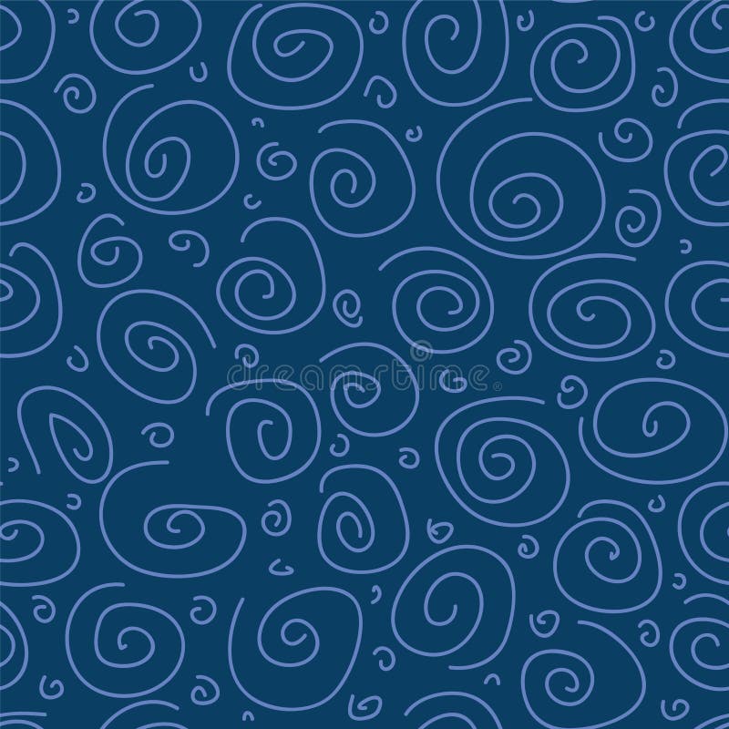 Seamless Texture with Swirls Stock Vector - Illustration of color ...