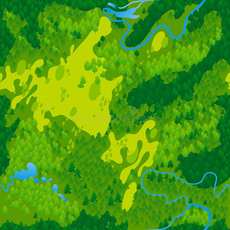 Seamless Texture Terrain Map Stock Vector - Illustration of height ...