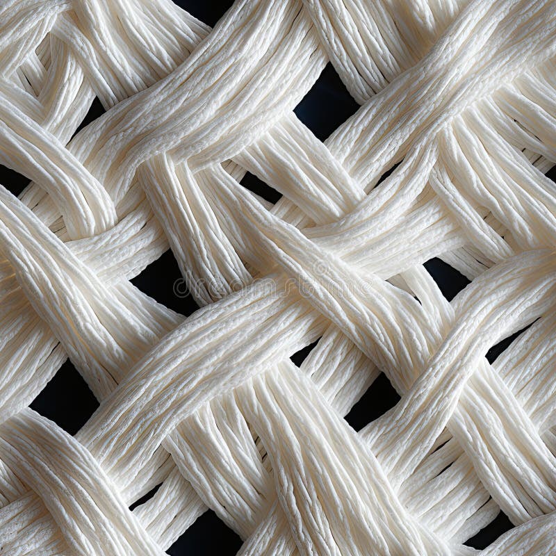 Seamless Texture of Textile Fabric with Pattern Knitted with White ...