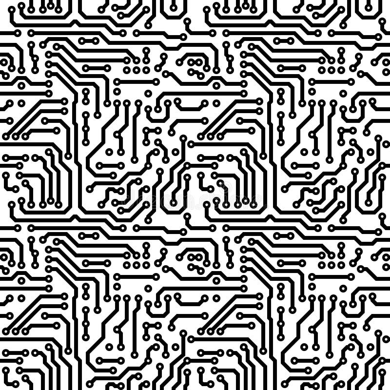 Seamless Texture - Theme Electrical Stock Illustration - Illustration ...