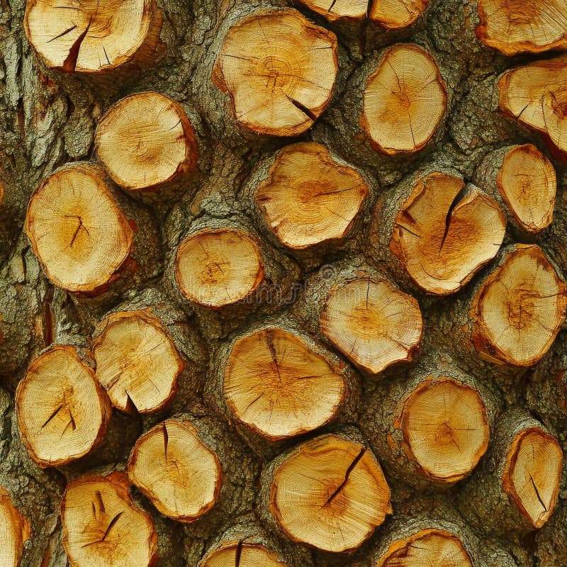 Seamless Texture of a Tree Stump. the Texture of the Wood Stock ...