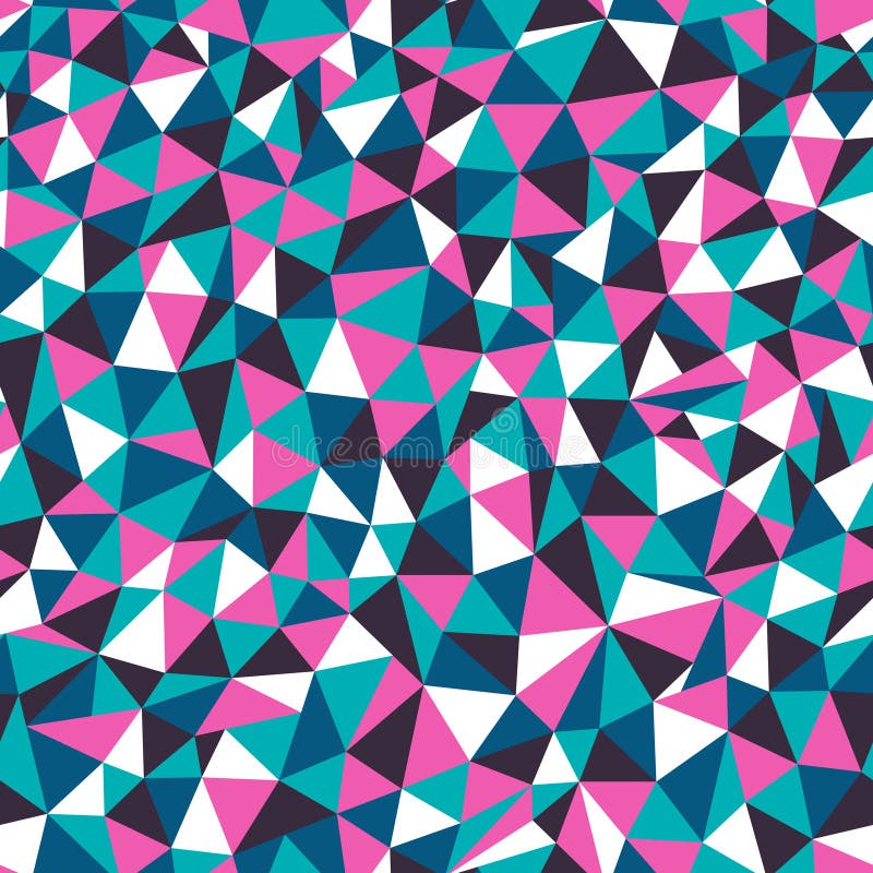Seamless Texture with Triangles Stock Illustration - Illustration of ...