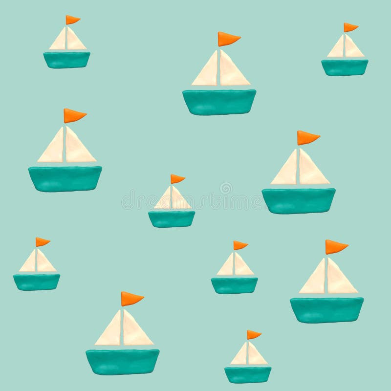 Seamless texture stock vector. Illustration of sail, white - 54856201