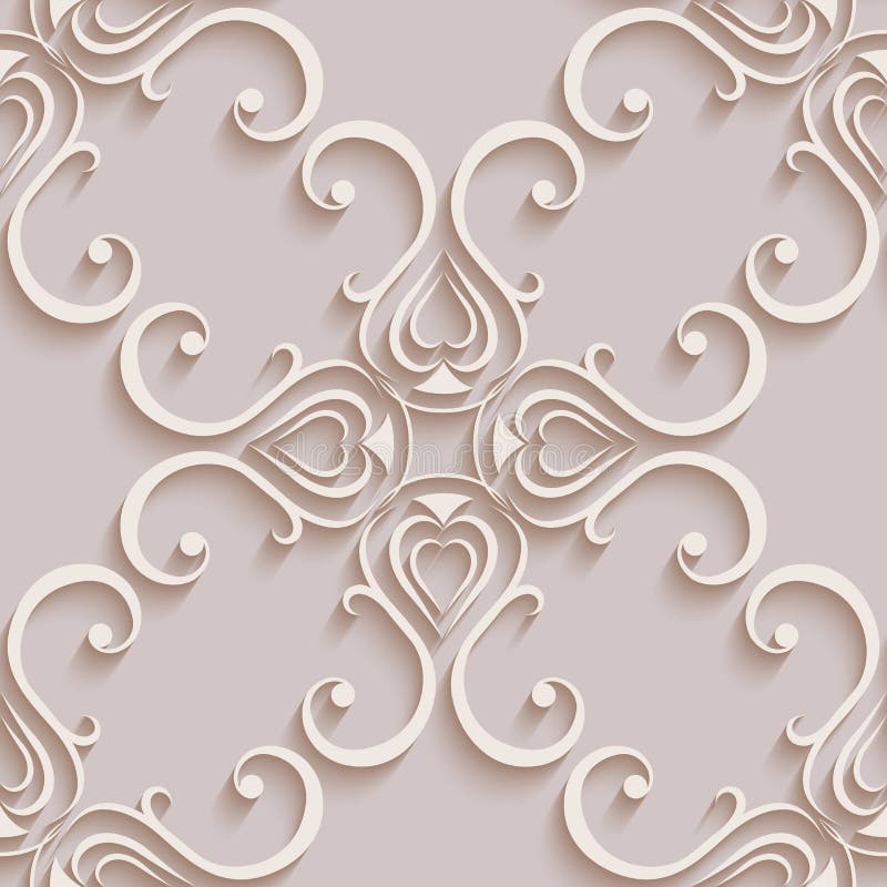 Seamless Texture Wallpapers in the Style of Baroque . Modern ...