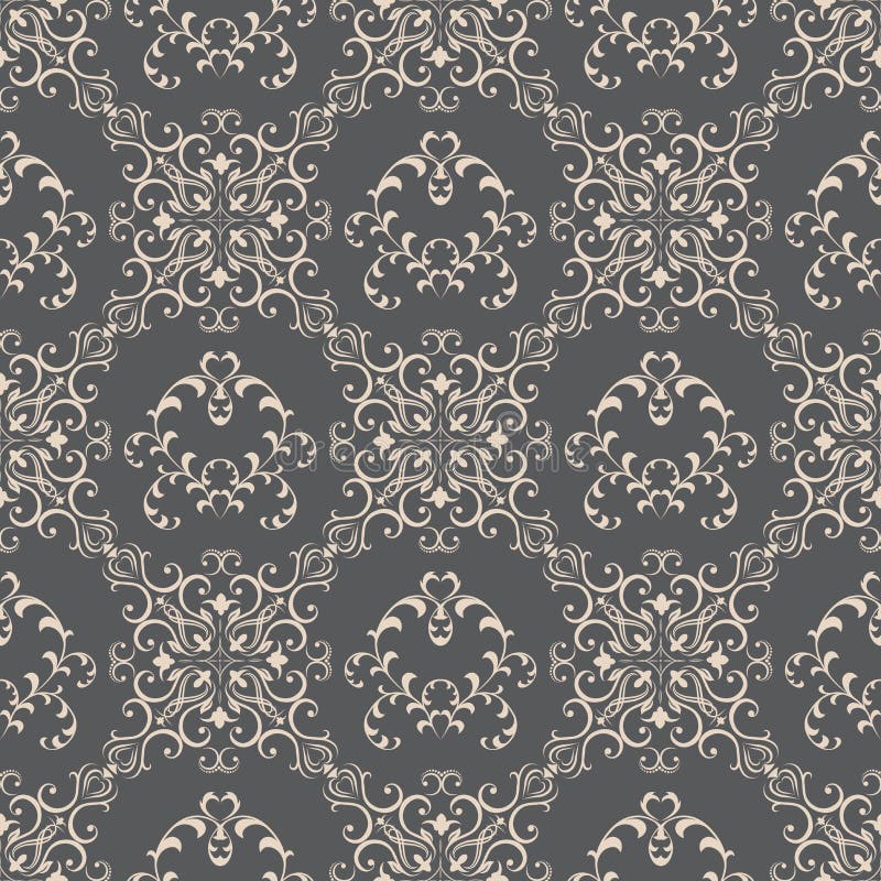 Seamless Texture Wallpapers in the Style of Baroque . Modern ...