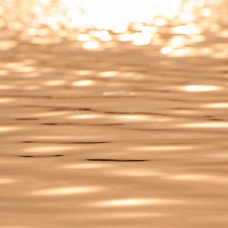 Seamless Texture Warm Color Shining Sunset Water Surface Stock Photo ...