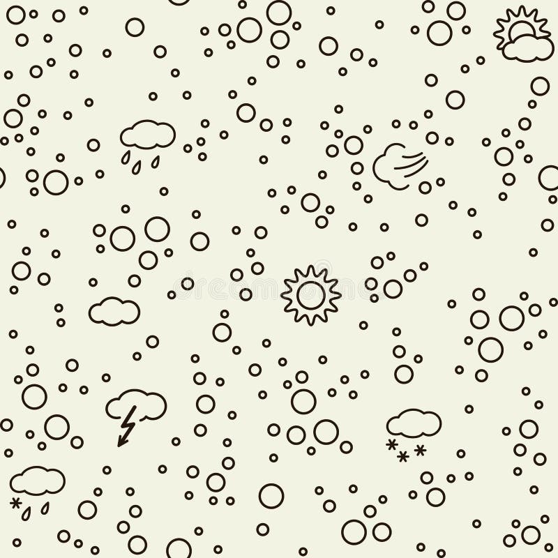 Seamless texture - weather stock vector. Illustration of element - 44379370