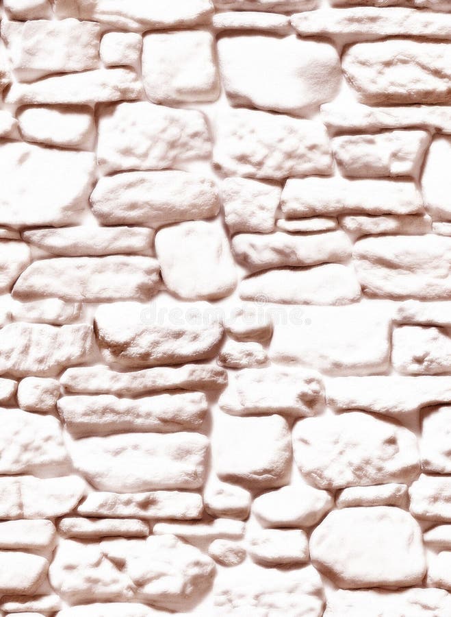 White Stone Wall Creating Seamless Textured Background Stock Image ...