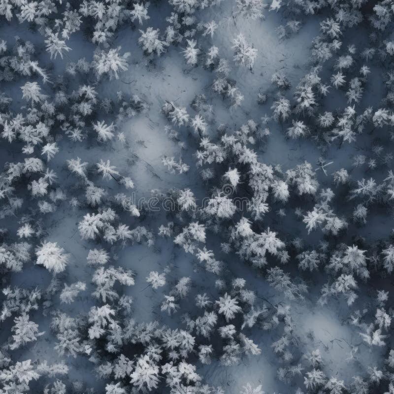 Seamless Texture of Winter Forest Stock Illustration - Illustration of ...