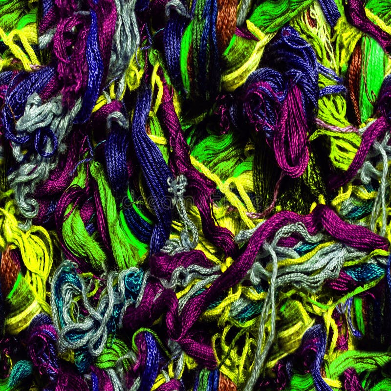 Seamless Texture of Yarn Material Stock Illustration - Illustration of ...