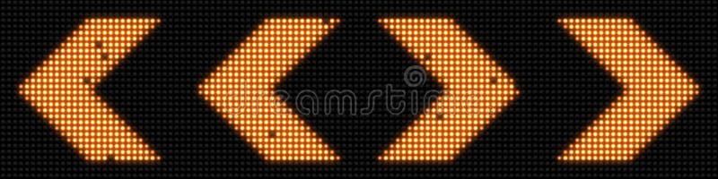 Seamless Texture Yellow Arrows on the Road Stock Image - Image of ...