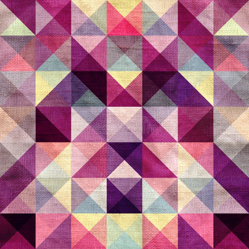 Interesting Texture of Colored Triangles Stock Illustration ...